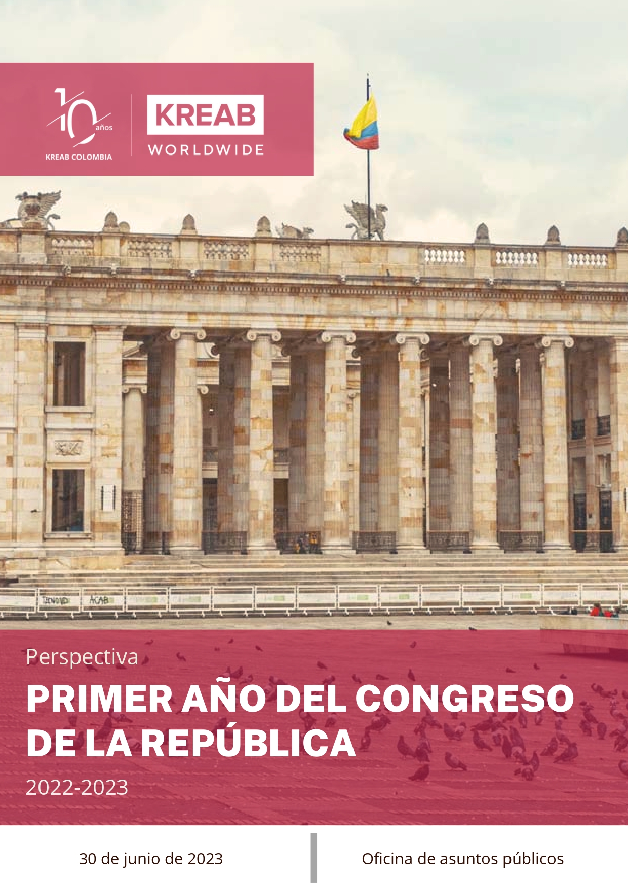 Primer año del Congreso de la República - Bogotá